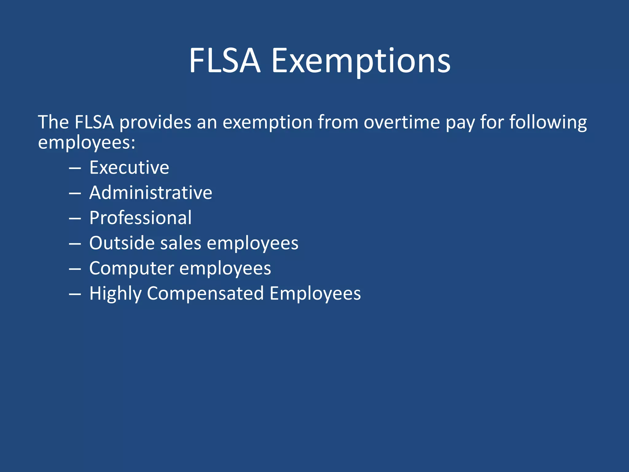 Flsa what you need to know | PPTX