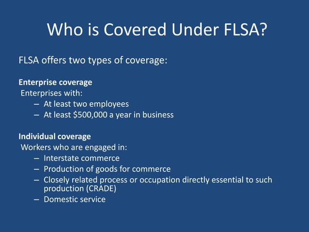 Flsa what you need to know | PPTX