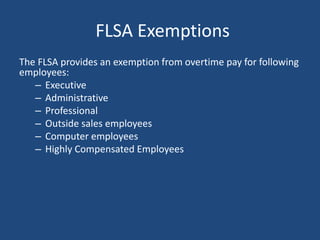Flsa what you need to know | PPTX