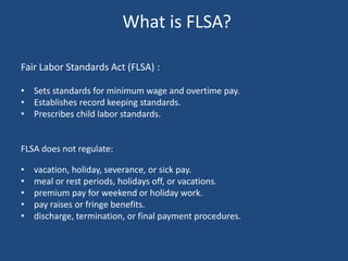 FLSA Exemptions: How to Identify Exempt Employees | PPTX