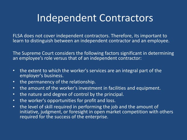 FLSA Exemptions: How to Identify Exempt Employees | PPTX | Business ...