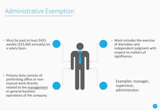 FLSA: Exempt vs. Non-Exempt | PDF
