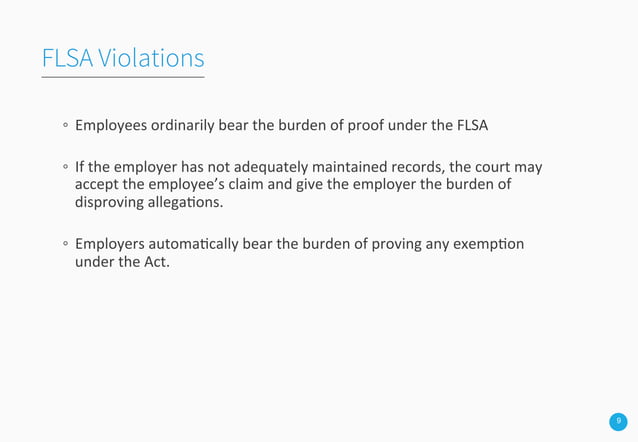 FLSA: Exempt vs. Non-Exempt | PDF | Business | Business and Finance