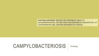 Genomic epidemiology of Campylobacter jejuni | PPTX | Digestive Disorders | Diseases and Conditions