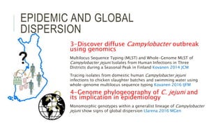 Genomic epidemiology of Campylobacter jejuni | PPTX | Digestive ...