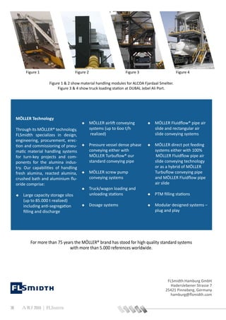 FLSMIDTH ALUMINA HANDLING SYSTEMS HIGH PERFORMANCE HIGH EFFICIENCY | PDF