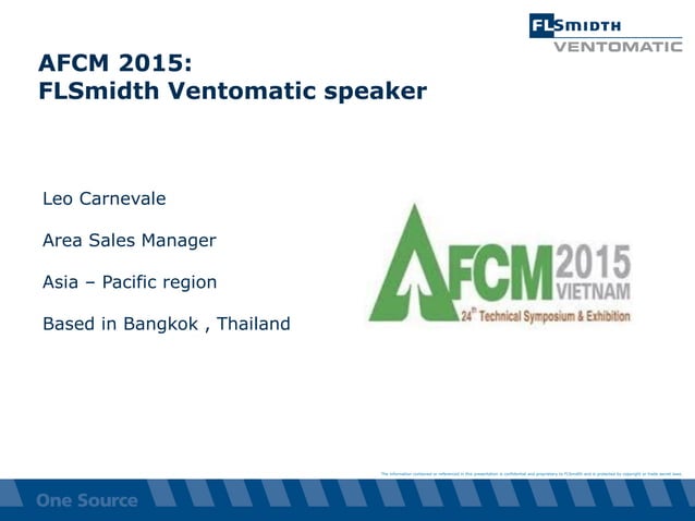 Fl smidth ventomatic presentation from afcm | PDF