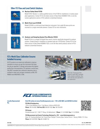 Thermal dispersion switch for flow, level, interface, or temperature | PDF