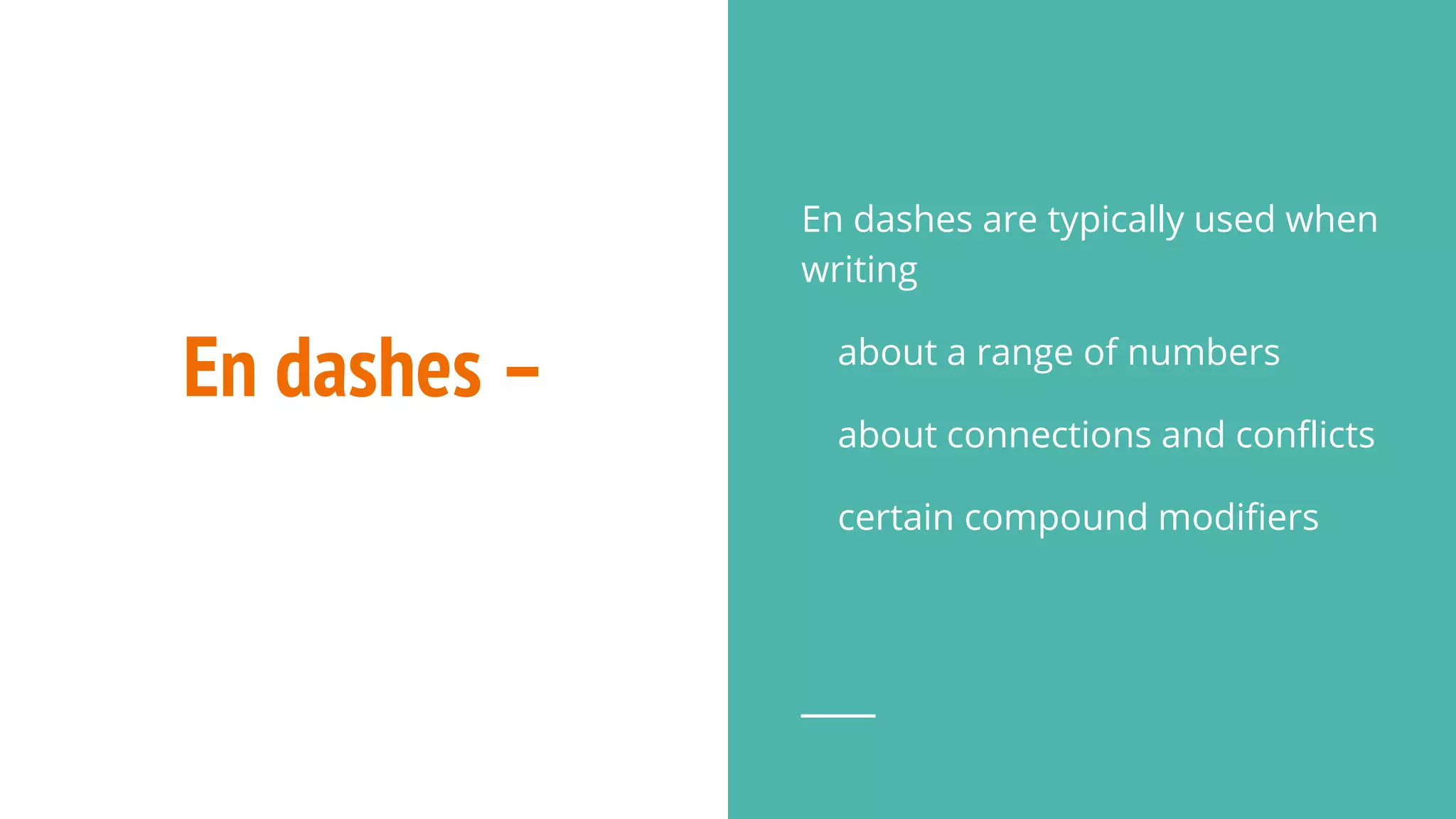 How to Use Hyphens and Dashes | PPTX