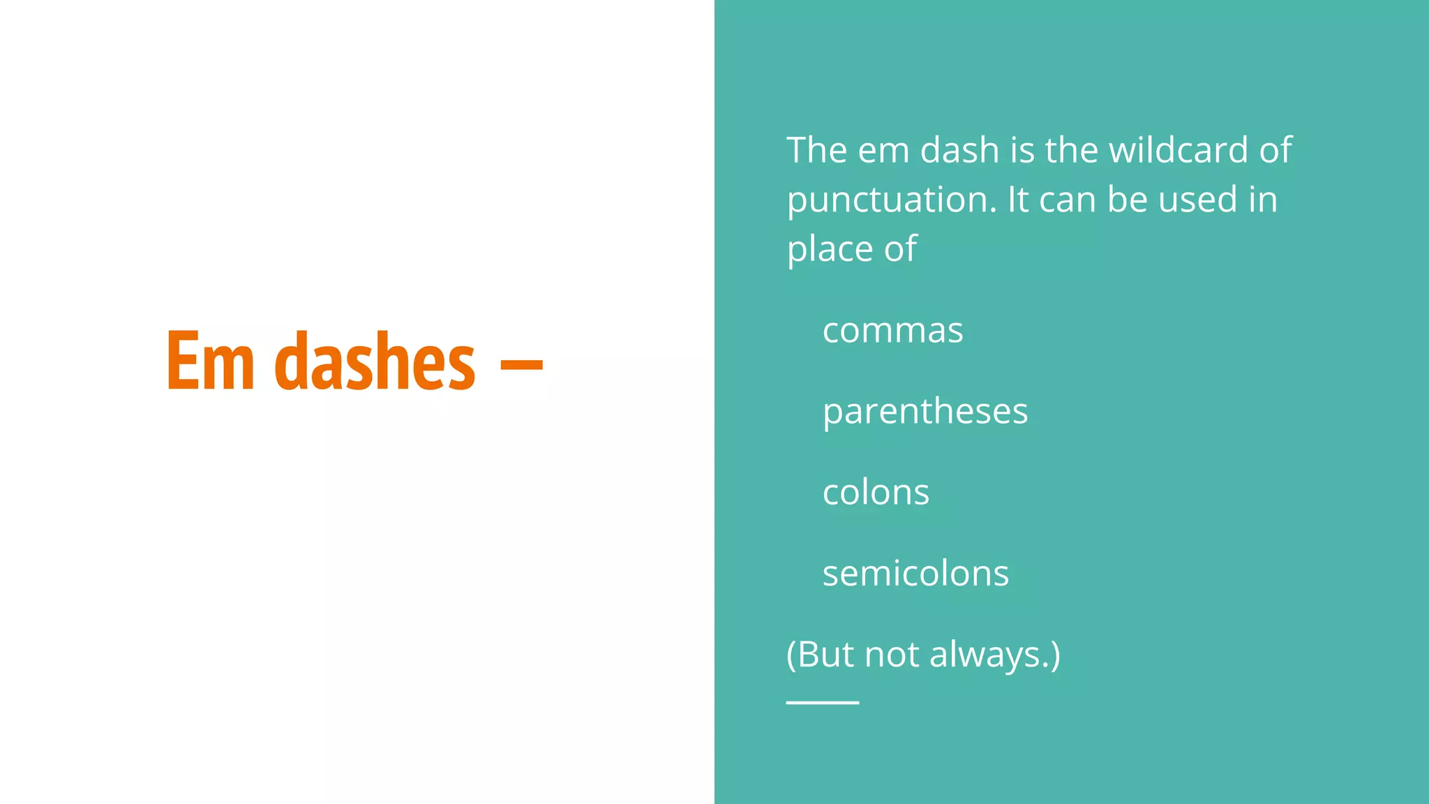How to Use Hyphens and Dashes | PPTX