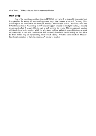 Fltk S60 Introduction | PDF