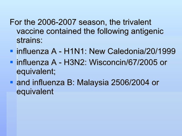 Influenza | PPT | Cold and Flu | Diseases and Conditions