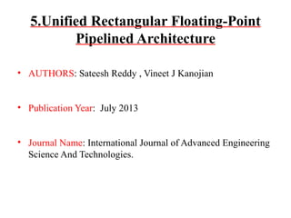 Floating point units | PPT