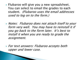 Flubaroo | PDF