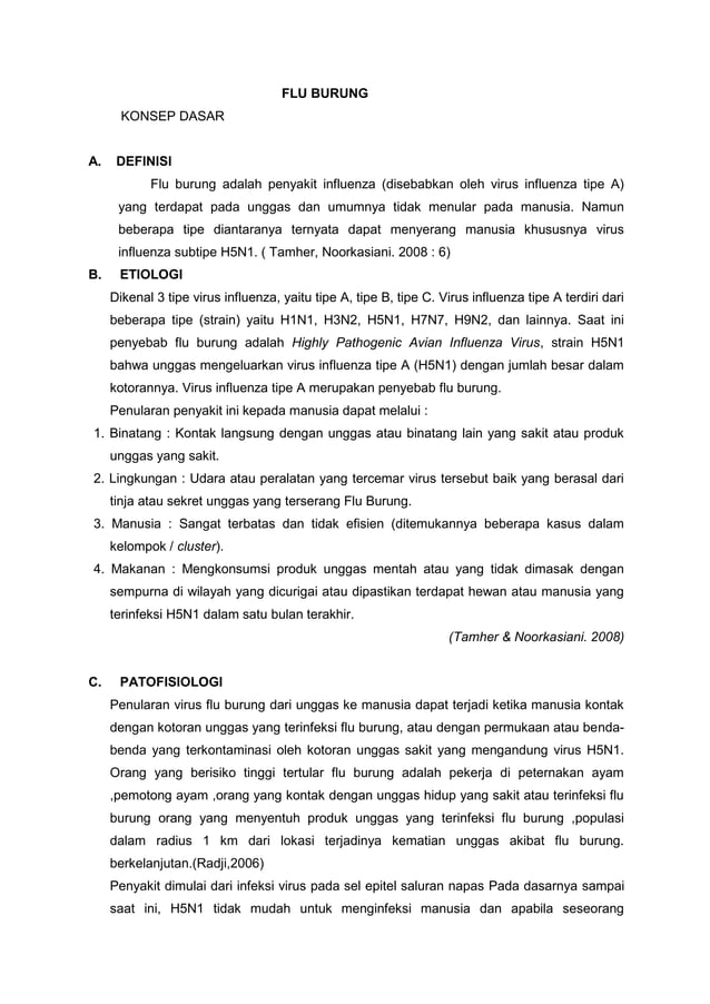 Flu burung | PDF