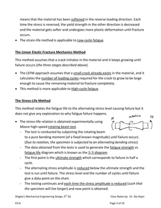 Fluctuating loads notes | PDF