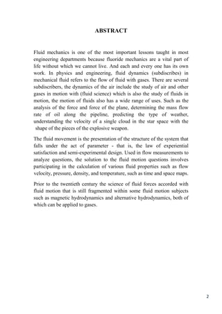 Fluid mechanics | PDF