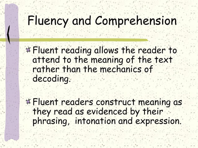 Fluency PPT fluency-ppt