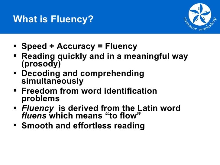 Fluency