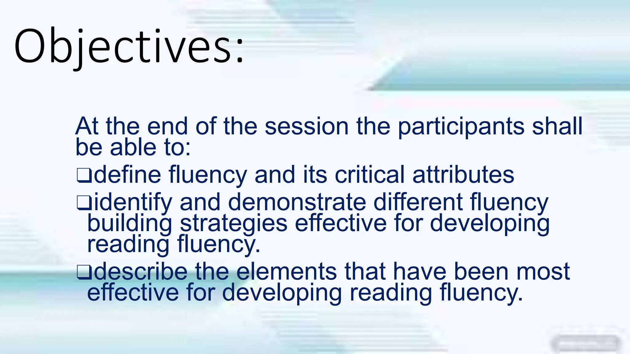 fluency.pptx for catch- \up friday activities | PPTX