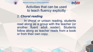fluency.pptx for catch- \up friday activities | PPTX