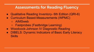 Fluency (grades 2 3) | PDF