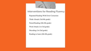 Fluency (grades 2 3) | PDF