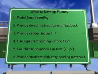 Fluency Strategies with Beginning Readers | PPT