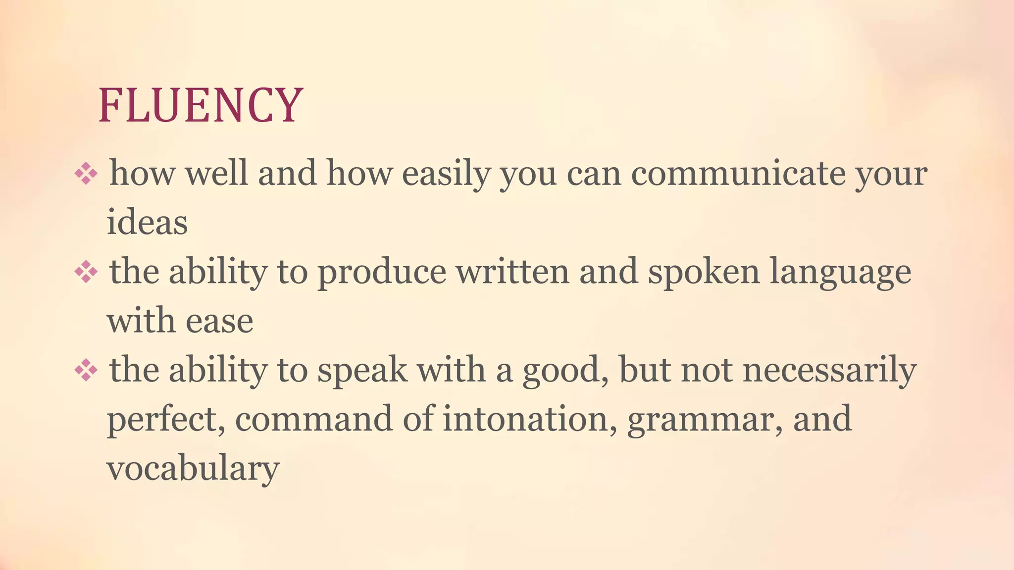 Fluency vs accuracy | PPTX