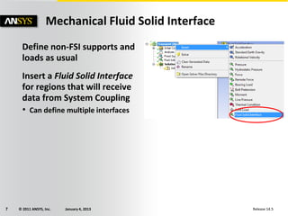 Fluent fsi 14.5-lect-03_co_simulation_setup (1) | PPT