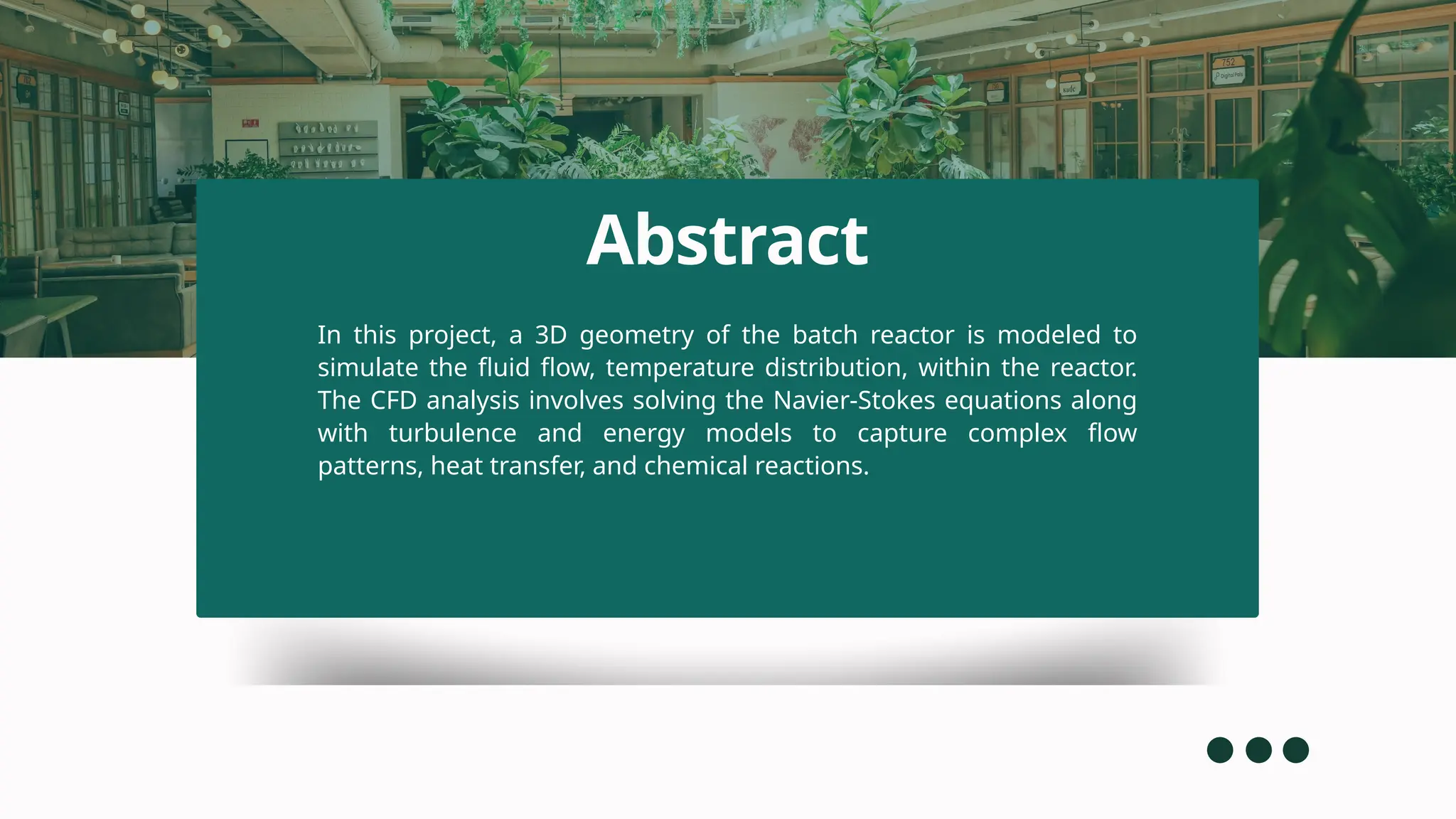 Fluent Ansys Simulation of Batch reactor | PPT