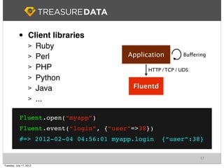 Fluentd: the missing log collector | PPT