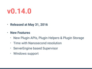 Fluentd v0.14 Overview | PPT