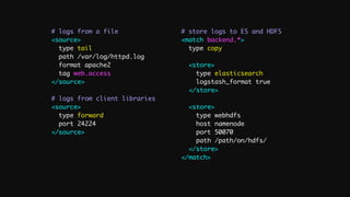 Fluentd - Unified logging layer | PPT