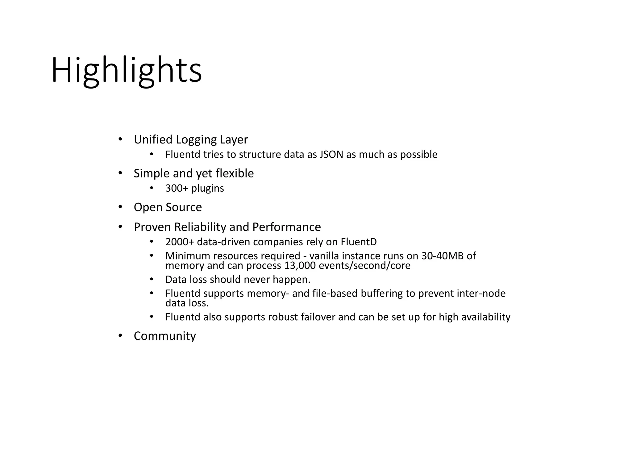 Fluentd and docker monitoring | PDF