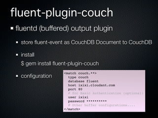 Fluentd Plugins for CouchDB, Amazon SQS/SNS | KEY