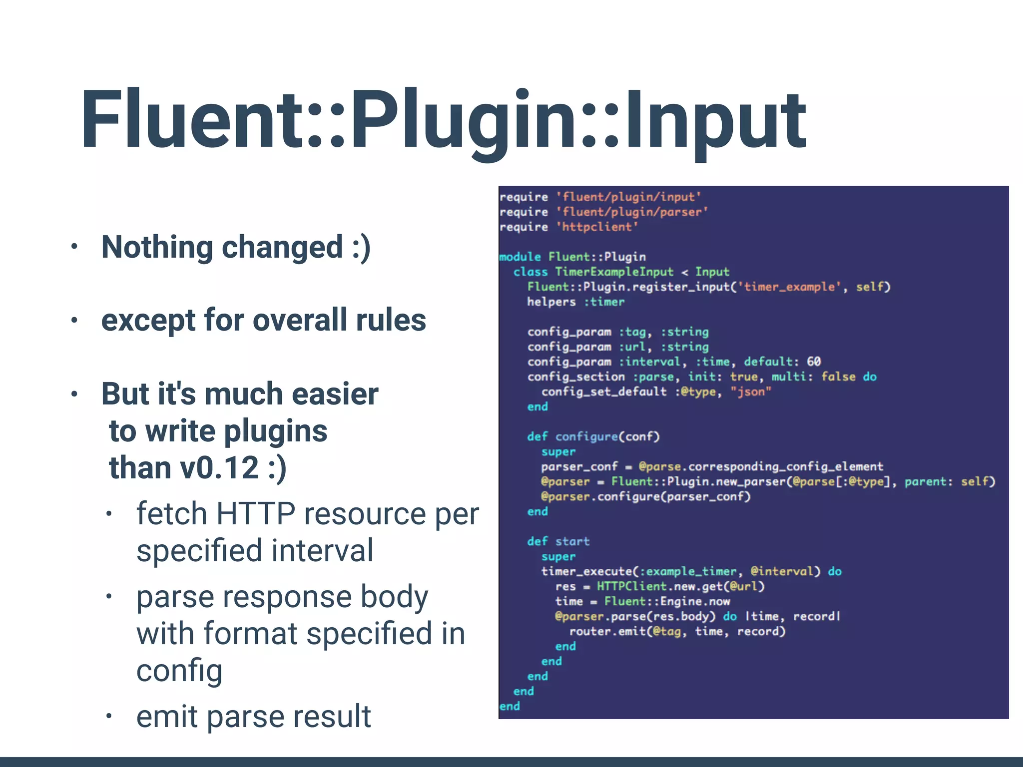 Fluentd v0.14 Plugin API Details | PPT