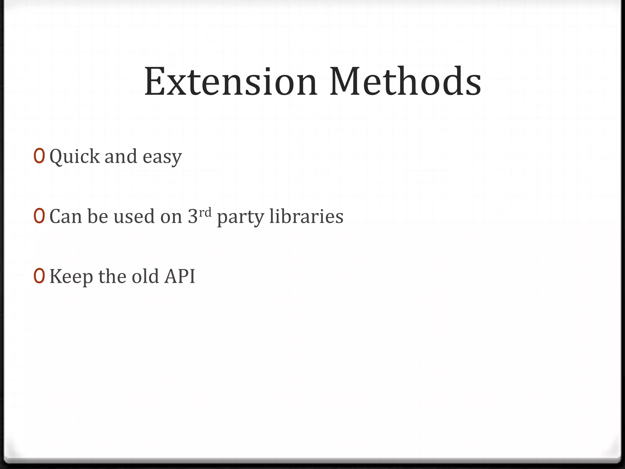 Fluent interface in c# | PPT
