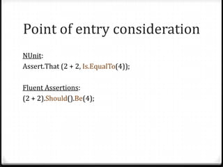 Fluent interface in c# | PPT