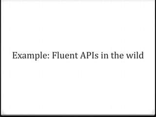 Fluent interface in c# | PPT