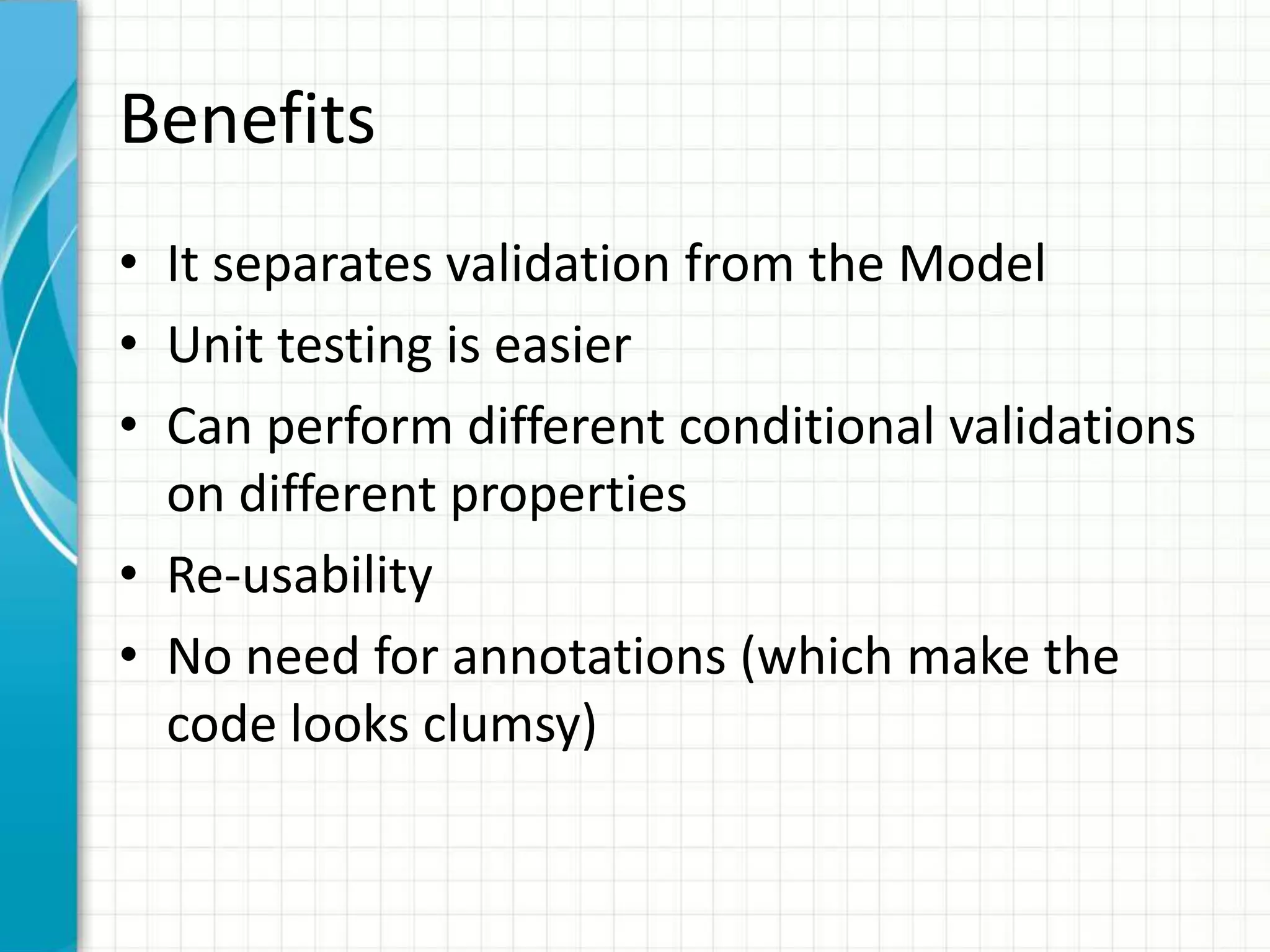 Fluent validation | PPT