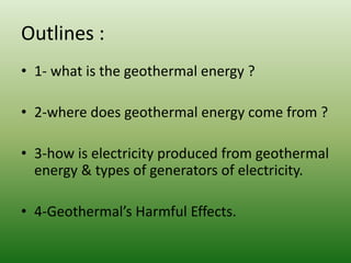 Geothermal Energy | PPTX