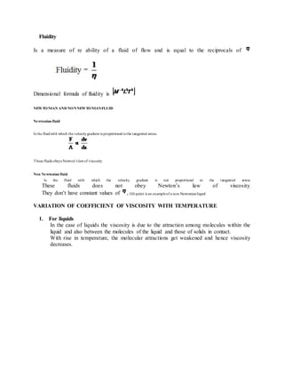 Fluid | DOCX | Physics | Science