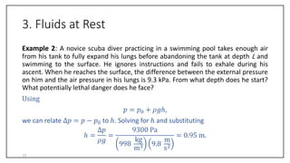introduction to fluid mechanics physics 1 | PDF