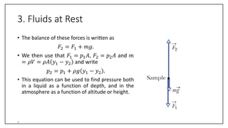 introduction to fluid mechanics physics 1 | PDF