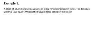 Fluid mechanics: Archimedes, Pascal, and Bernoulli | PPTX