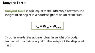 Fluid machanics: archimedes pascal and bernoulli | PPTX