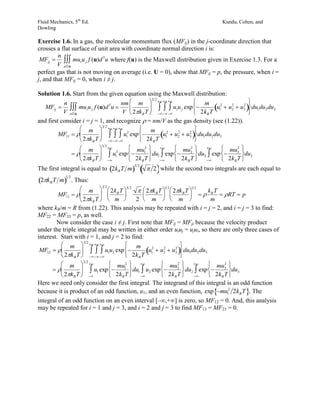 Fluid Mechanics 5th Edition Kundu Solutions Manual | PDF