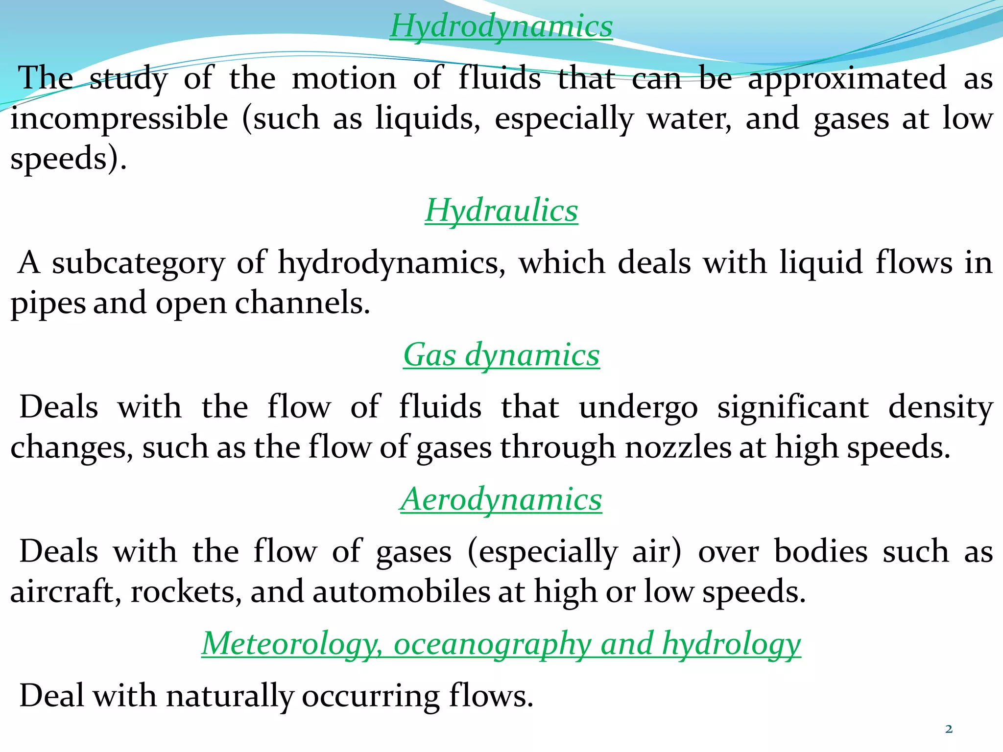 Fluid mechanics-ppt | PPTX