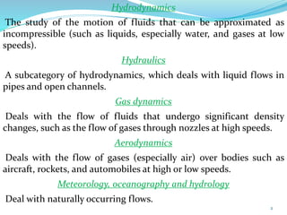 Fluid mechanics-ppt | PPTX